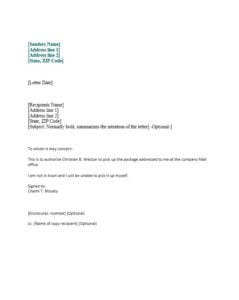 5+ BLS Authorization Letter Templates - Word Excel Templates